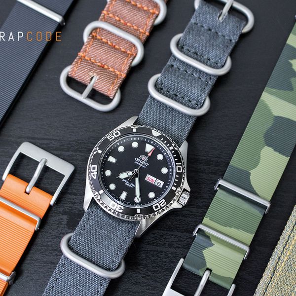 FS: Strapcode MiLTAT Watch Bands for Orient Mako II Automatic Diving ...