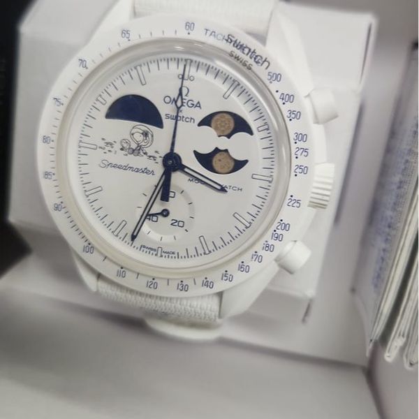 Swatch Omega Snoopy Moonshine Gold Cold Moon | WatchCharts Marketplace