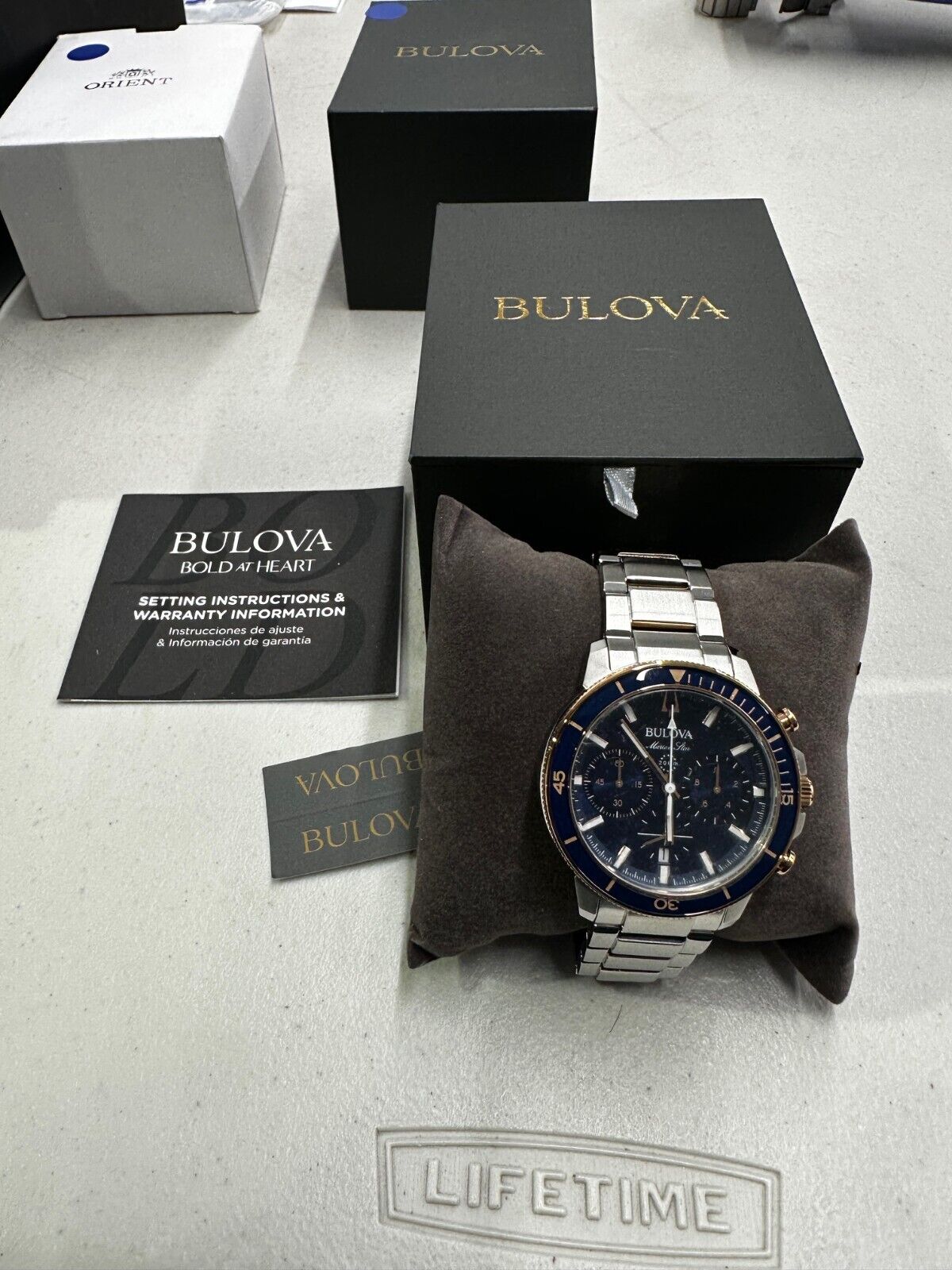 Bulova Marine Star 98B301 Chronograph Quartz Men's Watch BRAND NEW ...