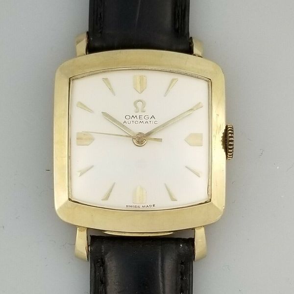 RARE VINTAGE OMEGA 470 AUTOMATIC MENS WATCH – REF 6271 – 14K GOLD F ...