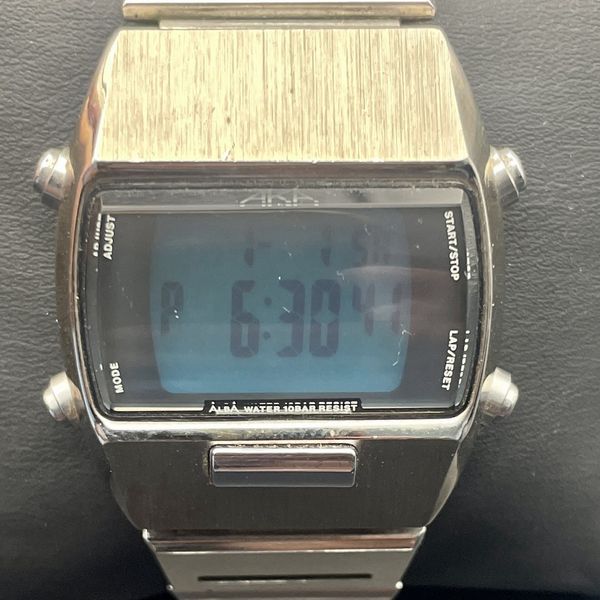 ALBA Spoon AKA By Seiko Retro Classic LED Digital Watch | WatchCharts ...
