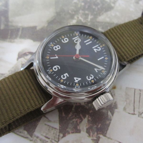 WW2 ELGIN MILITARY A-11 WITH NEW NAVY CASE ! | WatchCharts Marketplace