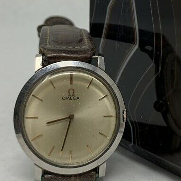 Vintage Omega 620 17j Watch 111.022 from 1964 with Omega Leather Strap ...