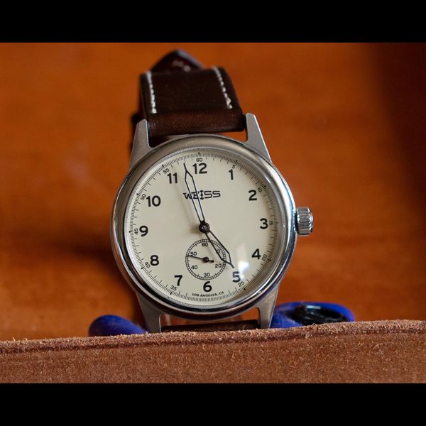 [WTS] Weiss Field Standard 38mm, latte, skeleton, 7001 movement ...