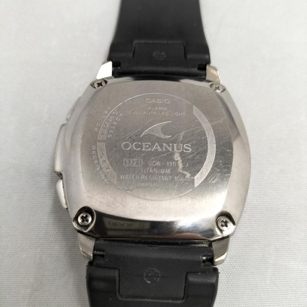 Casio Oceanus OCW-110 TLJ Titanium Solar Wave Ceptor Qz Men's Watch ...
