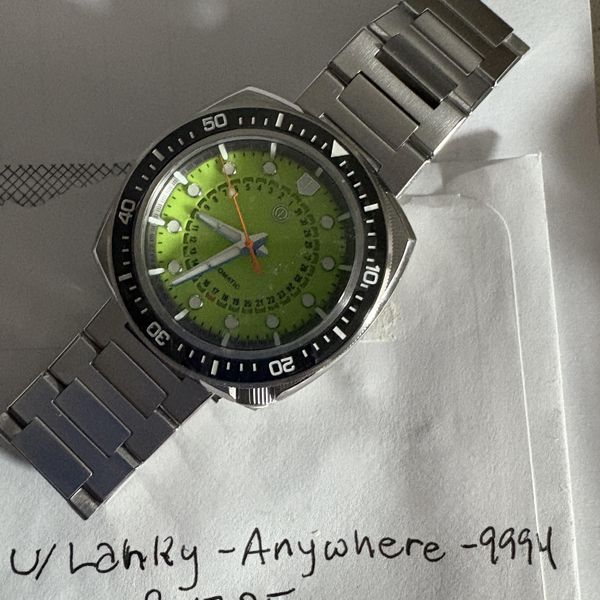 [WTS] MMI Cuttlechron 42mm squared cushion style stainless steel case ...