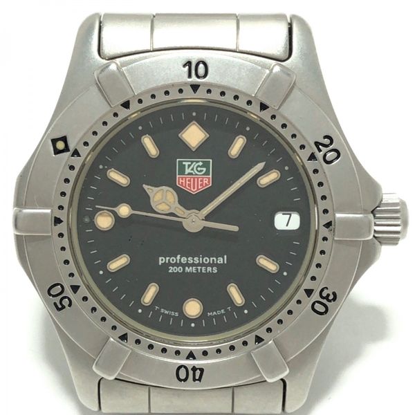 [New] [Used] TAG Heuer Professional 200 Watch Black | WatchCharts