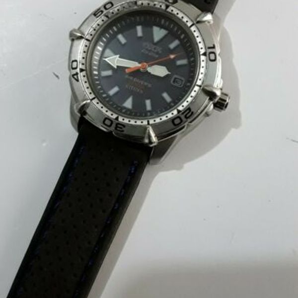 CITIZEN 7873-L16371 Y Air Divers OXY Eco-Drive 200m, new battery original, rare. | WatchCharts ...