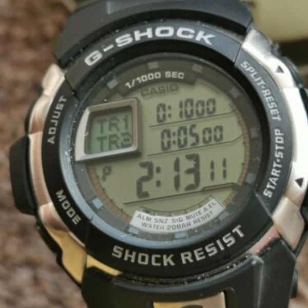 Casio 3095 G Shock G-7700 Black Men’s Watch New Old Stock | WatchCharts