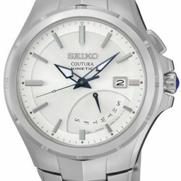 SEIKO Coutura Kinetic Men’s Bracelet Quartz Watch 5M84-0AF0 10ATM 43mm ...