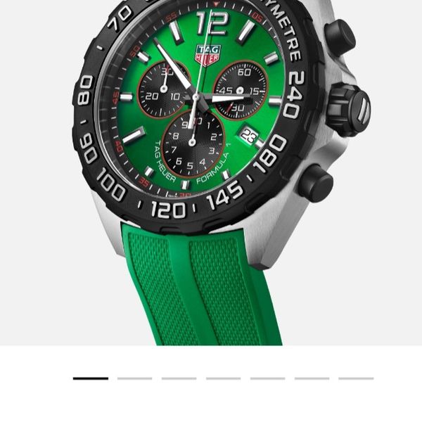 Tag Heuer Formula 1 Green dial | WatchCharts Marketplace