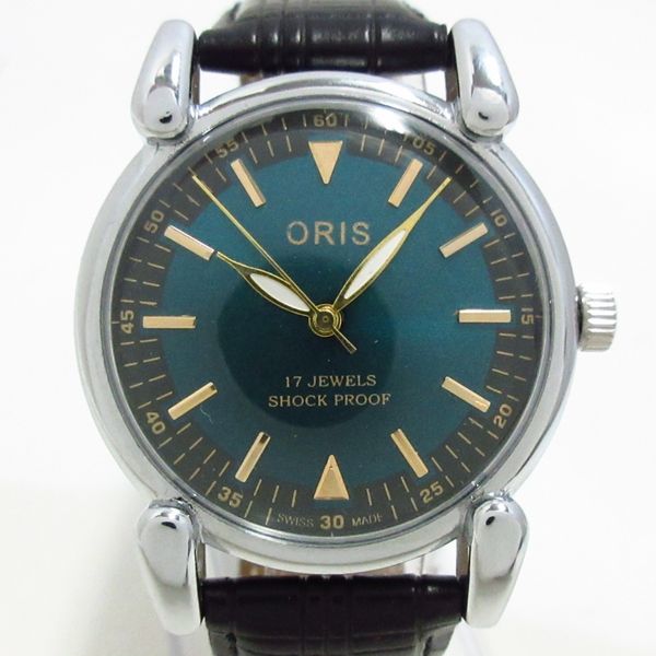 [New] [Used] ORIS Watch External Belt Dark Green | WatchCharts Marketplace