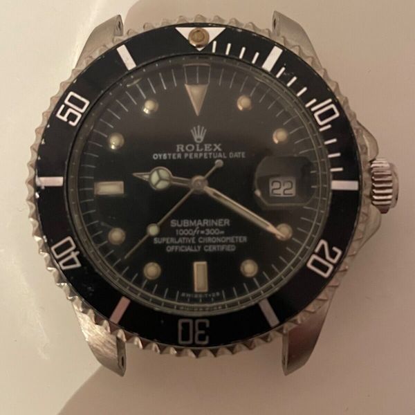 Rolex Submariner Men's Black Watch found in attic | WatchCharts Marketplace