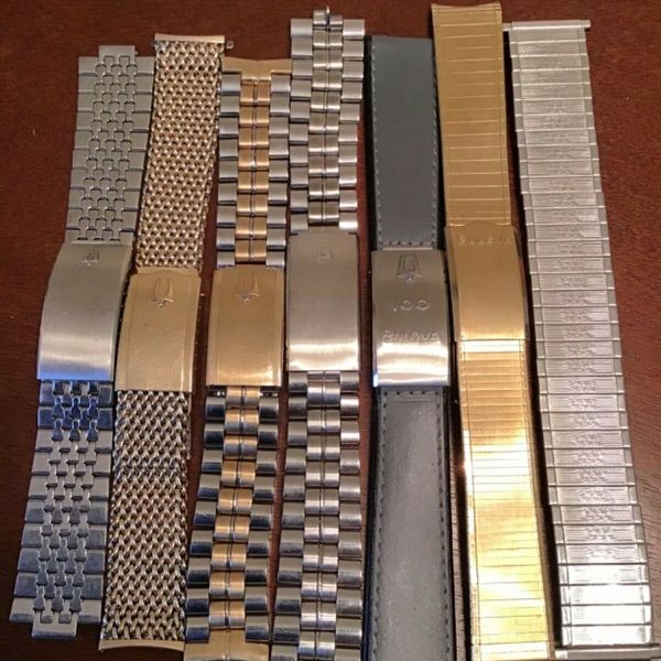Vintage men’s Accutron and Bulova watch band lot | WatchCharts