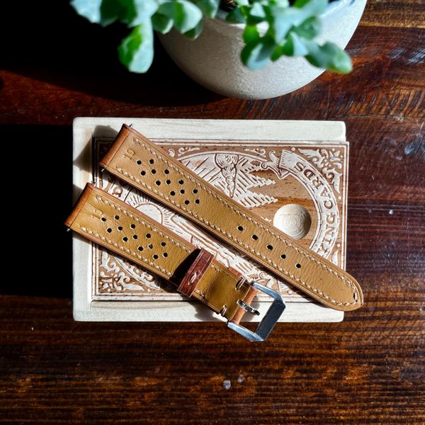 [WTS] Cascadia Straps Co Tan Rally Strap - 19mm - Lightly Used ...