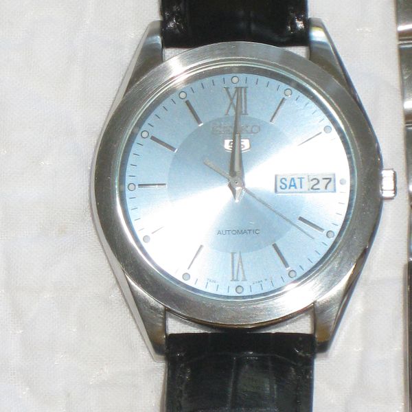 Seiko 5 automatic light blue face | WatchCharts