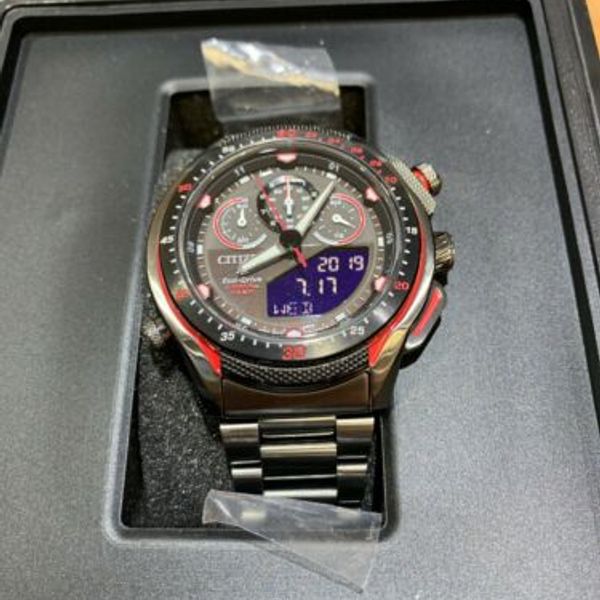 Citizen Eco-Drive JW0137-51E Promaster SST Black and Red Men's Watch ...