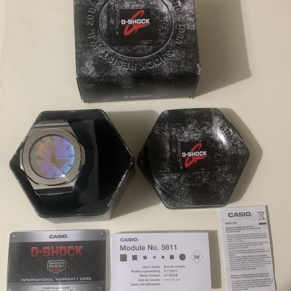 Casio G-SHOCK Men's Black Resin Watch - GA2100SR1AJF - Custom Casioak ...