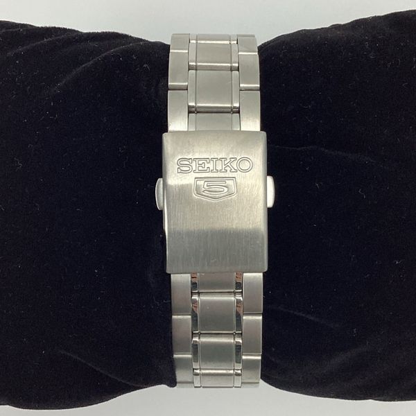 SEIKO 5 SNKL45 Men's Automatic Day-Date Black Dial Stainless Steel ...