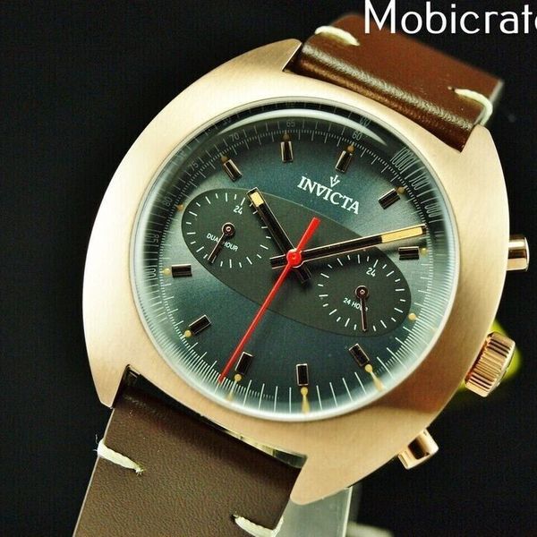 RARE Invicta Men 41mm Homage Surf Board Vintage Royal Rose Tone Strap ...