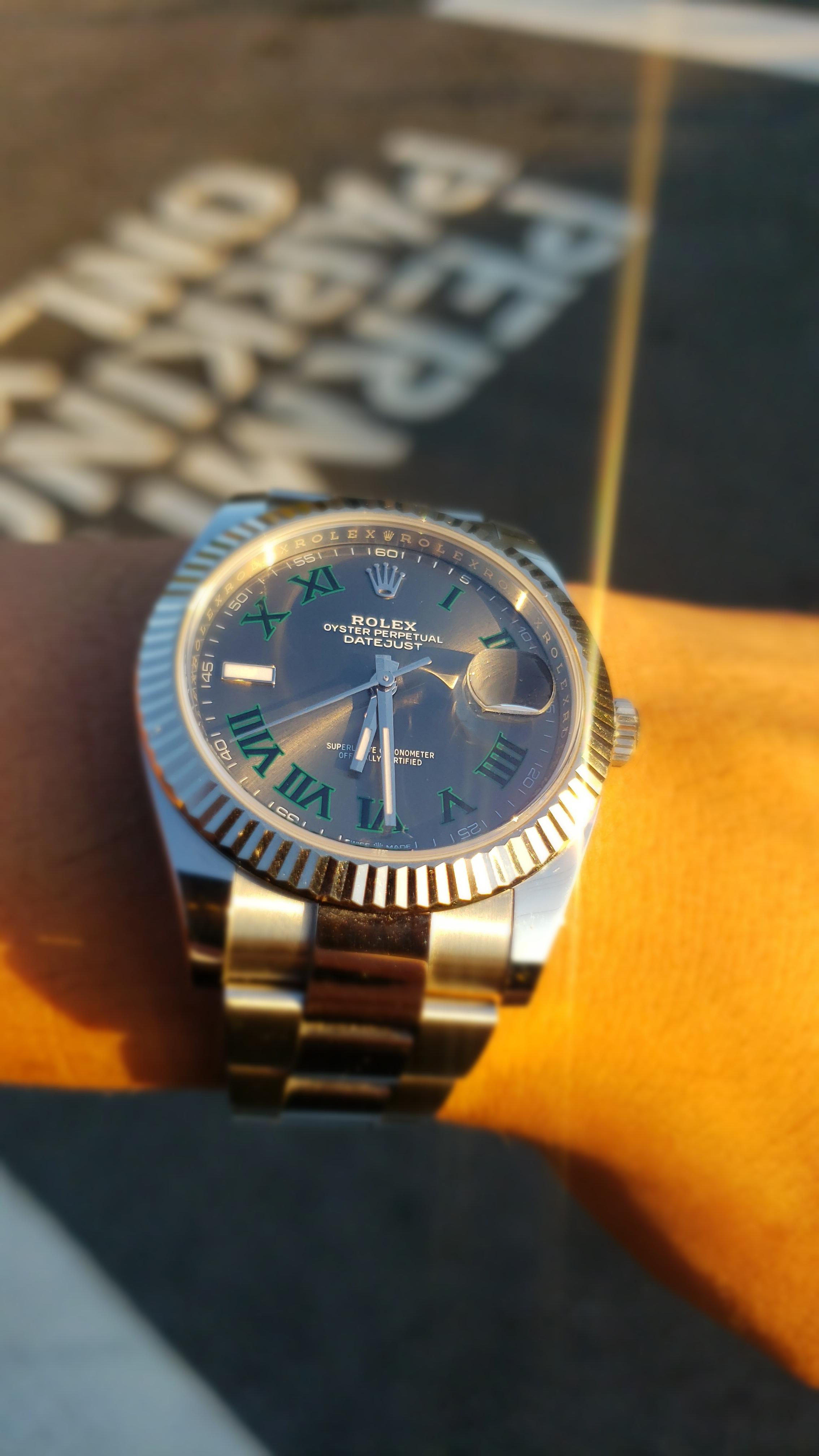 [WTS] Rolex Datejust 41 Wimbledon Dial WG Fluted Bezel Ref. 126344 FULL ...