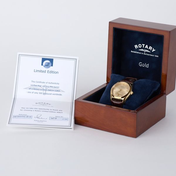Rotary mens watch Limited Edition 407 of 500 with winder - LE00006-03 ...