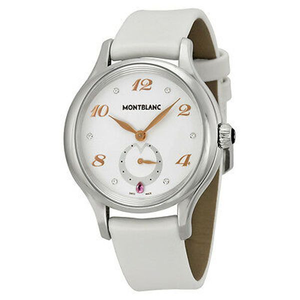 Montblanc Princess Grace Kelly Womens Watch White Dial White Strap 34MM ...