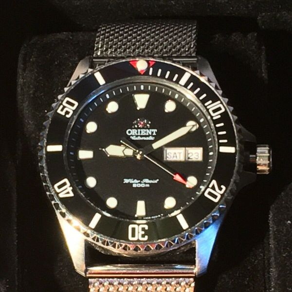 ORIENT RAY 2 W/ SUBMARINER BEZEL + BOND VINTAGE CERAMIC INSERT & NEW ...