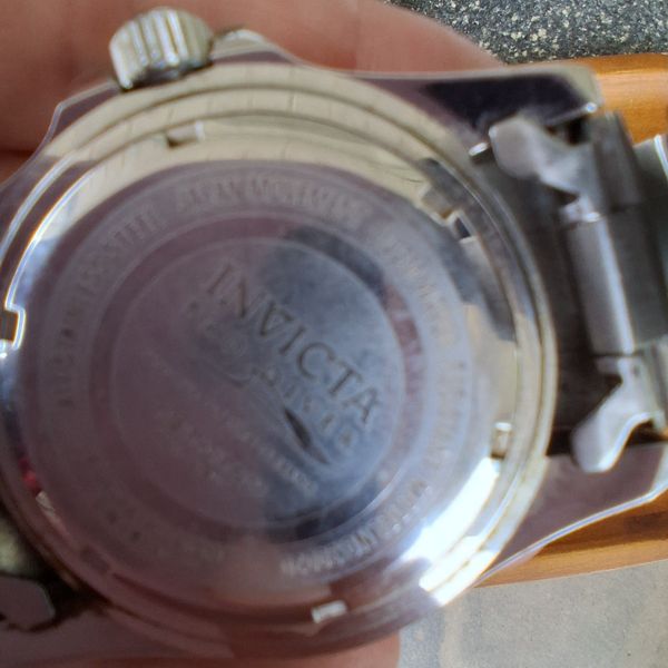 INVICTA MEN'S PRO DIVER WATCH GREEN FACE CROWN IS STUCK DAY DATE Model ...