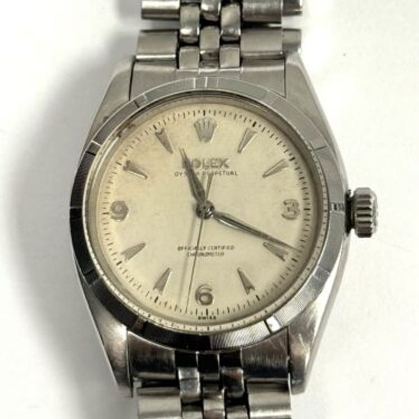 Rolex OP Stainless Explorer Markers Engine Turn Bezel 34mm Automatic ...