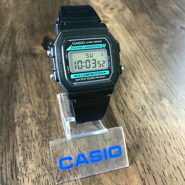 Vintage 1995 Casio W-86 Digital Watch, Module 1275, w/ New Battery ...
