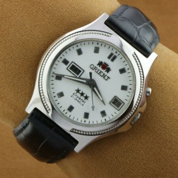 VINTAGE ORIENT 46941 MENS AUTOMATIC JAPAN WRIST WORKING WATCH 36MM ...