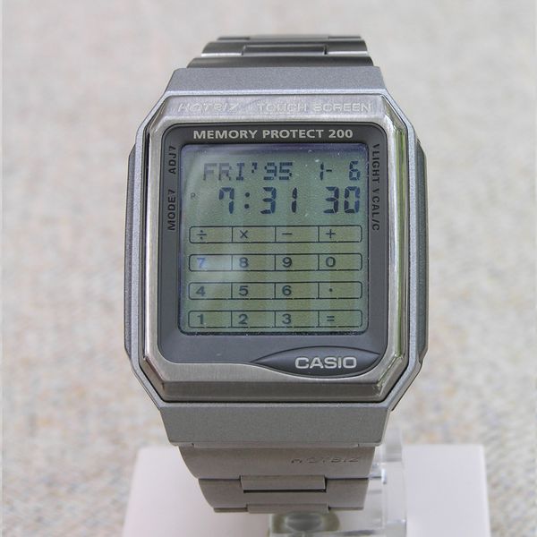 RETRO CASIO HOTBIZ DATABANK CALCULATOR WATCH VDB-3100 [New Battery ...