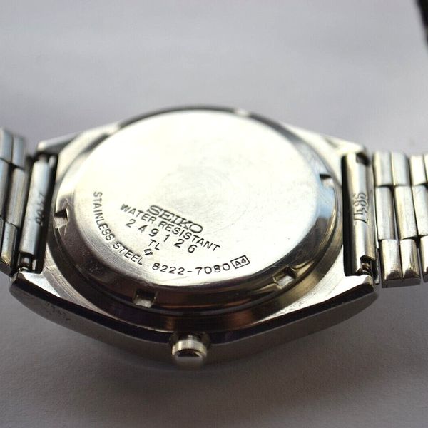 Seiko SQ Quartz Mens Watch,Date, Seconds Hand, S/S Strap 20 Cm, V.G.C ...