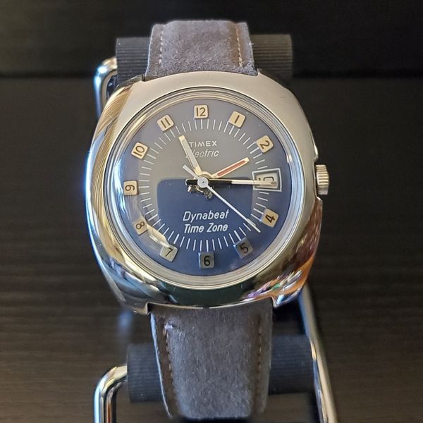 Very Nice Vintage 1970s Timex (Model 253) Electric Dynabeat Time Zone ...