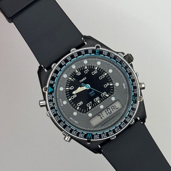 Vintage 1994 Timex Expedition Aviator-Styled - RARE 90's Digital Watch ...