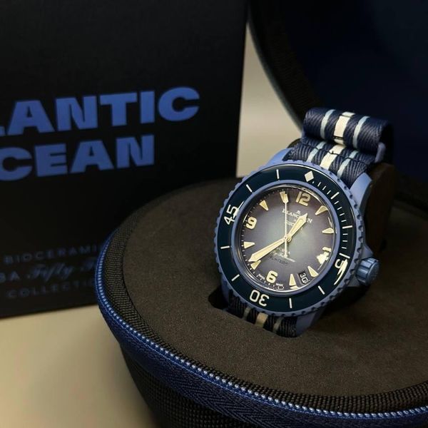 [WTS] Swatch Scuba Fifty Fathoms ATLANTIC Ocean (Swatch x Blancpain ...