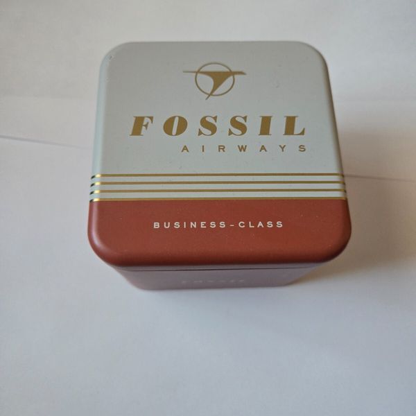 FOSSIL Airways ES-3060 WATER RESIST 5 ATM S/S QUARTZ WOMEN'S WATCH W ...