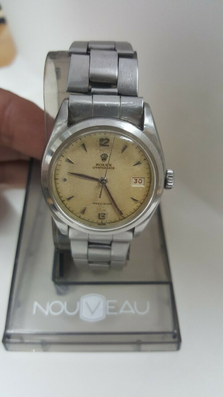 Rolex Oysterdate Precision Ref.6094 Manual Winding Mens Wrist Watch ...