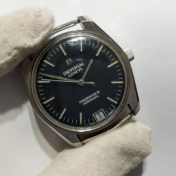 [WTS] Rare Universal Geneve Polerouter III Blue Dial with Microrotor ...