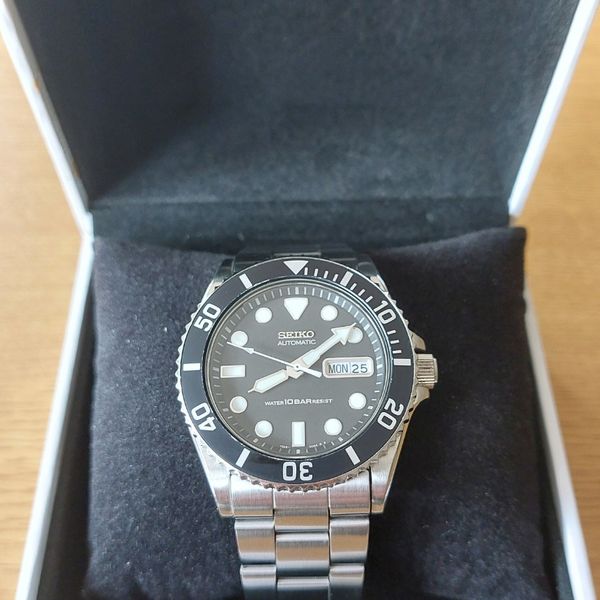 SEIKO SKX031 Automatic Diver 100M 40mm Black EXCELLENT CONDITION ...