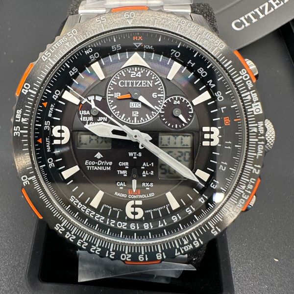 Citizen Promaster Skyhawk Super Titanium Sapphire World Time JY8108-53E ...