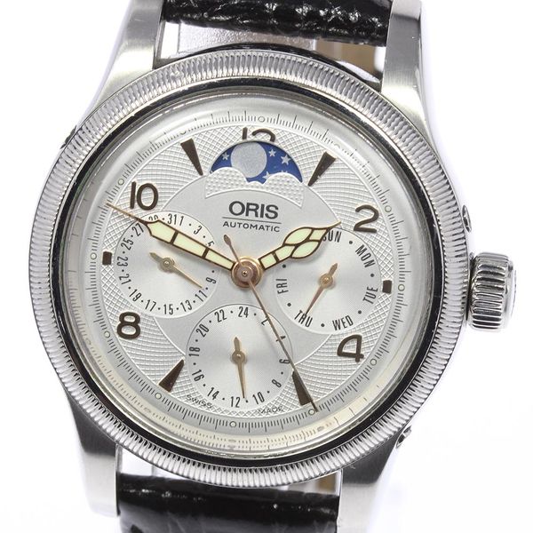 Good product ★ With warranty [ORIS] Oris Day-Date Moon Phase 7566 ...