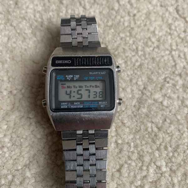 Vintage Seiko A159-5019 digital alarm chronograph men's watch | WatchCharts Marketplace