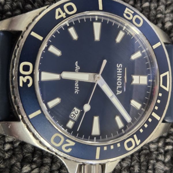 The Shinola Monster Lake Michigan Edition Watch works well ...