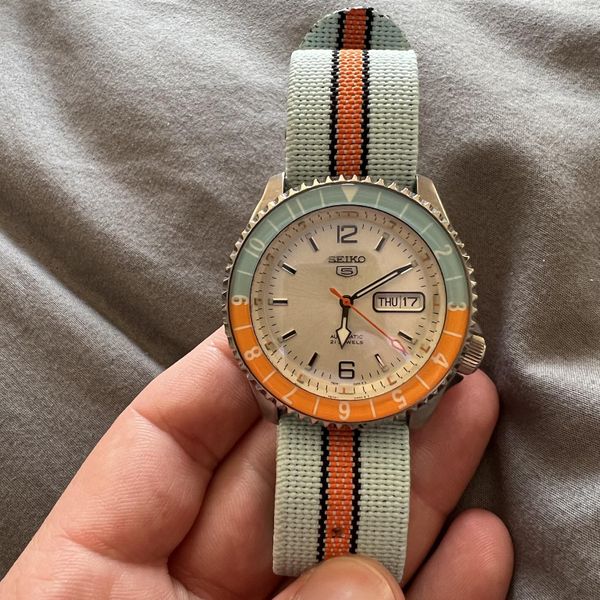 [WTS] Custom Seiko "Gulf" Mod - Ti Case / NH36 Movement / Sapphire ...