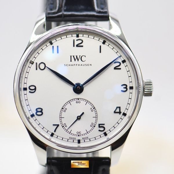 IWC PORTUGUESE SMALL SECONDS 40mm STEEL AUTOMATIC IW358304 (MINT ...