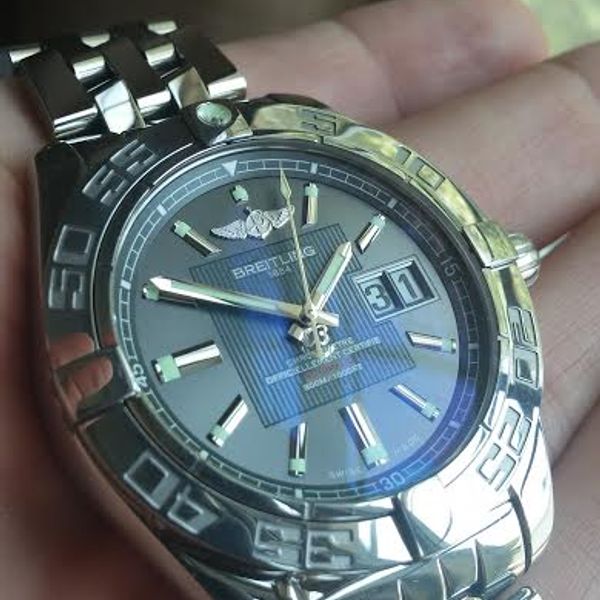 Breitling Galactic 41 - Tomcat Grey on Pilot - Full Set | WatchCharts