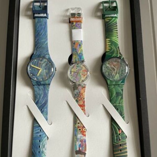 Swatch x MoMA Special Package Complete Set of 6 watch Limited to 221 ...