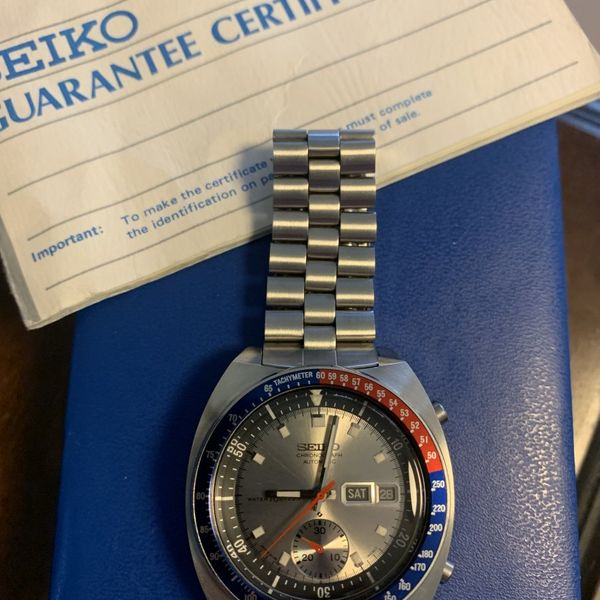 FS - Seiko Silver Pogue w/ Box & Guarantee Certificate (6139-6001 ...